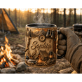 Camping Mug 2D Printed 3D Effect Personalized Hunter Camp Coffee Cup ...