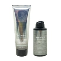 Bath & Body Works Graphite Men's Collection 3 Piece Gift Set (Body ...