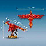 LEGO Harry Potter Hogwarts Fawkes, Dumbledore's Phoenix 76394 Playset ...