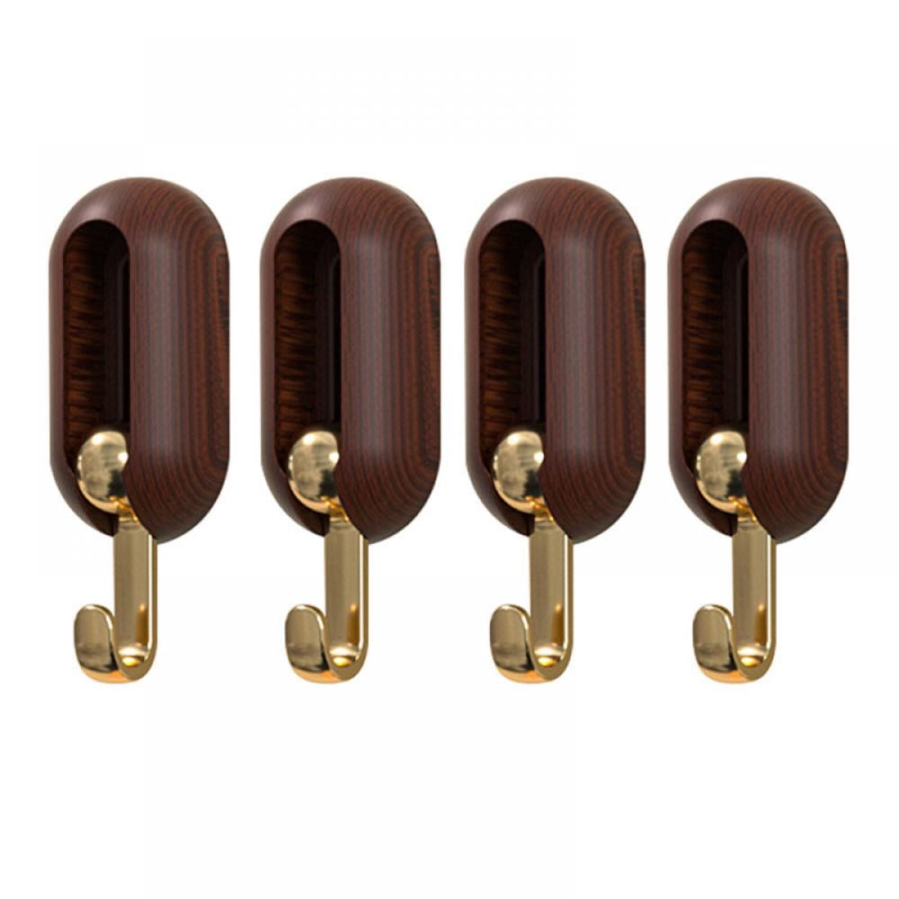 4 Pcs Adhesive Hooks, Wall Towel Hooks, Heavy Duty Self Adhesive Sticky ...