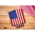 July 4th Accessories American Flag Vertical 6-Pack Can Drink Sleeves ...