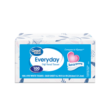 Perk Ultra Soft Standard Tissue 2-Ply 160 Sheets PK57778 - Walmart.com