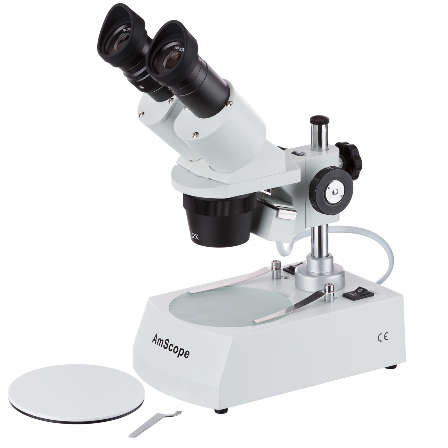 AmScope Student Forward Binocular Stereo Microscope 20X-40X New ...