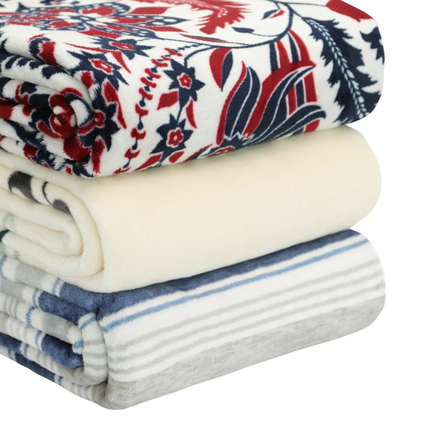Better Homes & Gardens Oversized Velvet Plush Throw Blanket, 50" x 70 ...