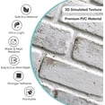 Faux Brick Peel and Stick Wall Panels - 10 count 11.8" x 11.8"Small ...