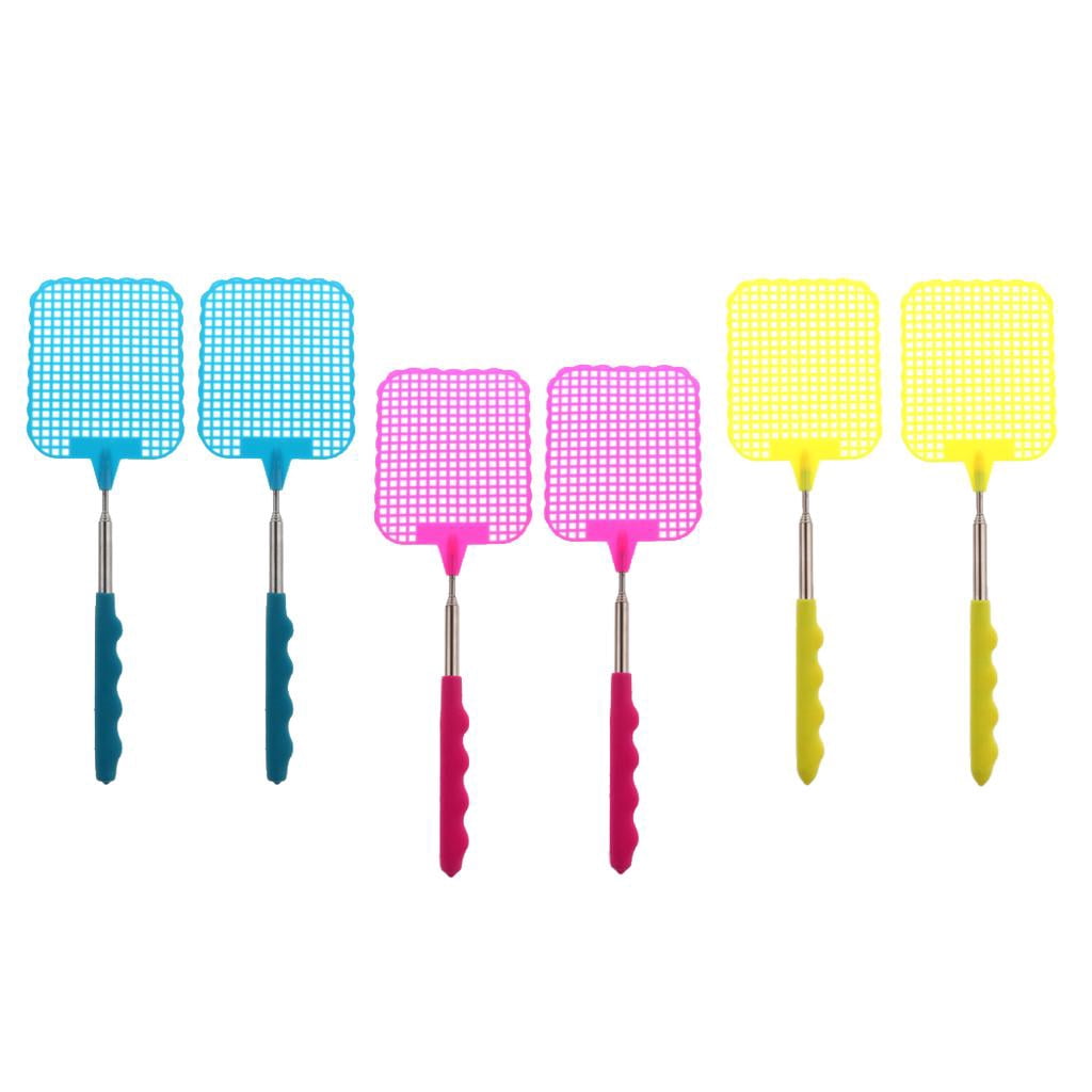 6 Unids Set Matamoscas Extensibles Telescópicas Portátiles Soledad ...
