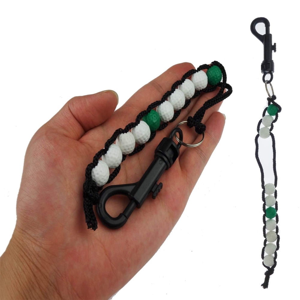 Cheers.US Golf Beads Count Stroke Score Counter Portable Plastic Wrist ...