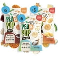 PeaKaPop Veggie Chips - Plant-Based, Healthy Veggie Crisps with Pea ...