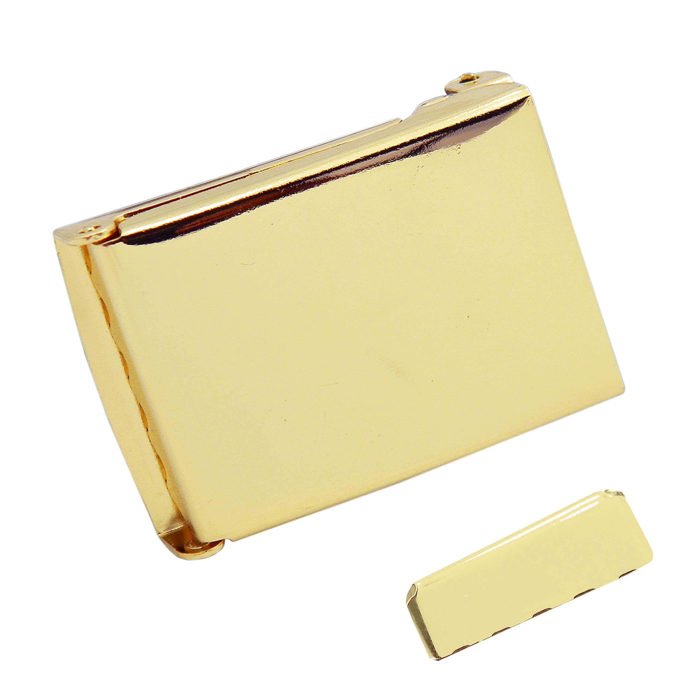 Brass Polish Military Flip Top Buckle 1.25" Width - Walmart.com