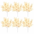 Artificial Colored Leaves Faux Potted, Rvkxad Lifelike Fake Foliage ...