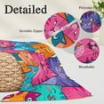 Colorful Cat Throw Pillow Cover 24 x 36 Inch Decorative Pillow Cover ...