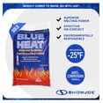 Blue Heat Ice Melt Pellets - 50 Lb Bag, Snow & Ice Remover for Driveway ...