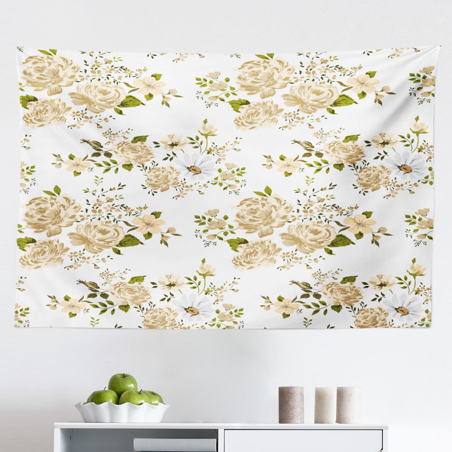 Winter Tapestry, Fantasy Snow Queen in with Dragon Illustration Print ...