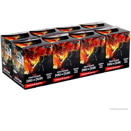 WizKids WZK96000 Dungeons & Dragons IR Fangs & Talons Set 15th BB, 8 ...