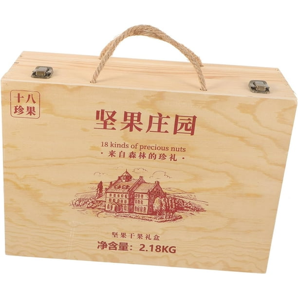 YVE Box Wooden Storage Box Wooden Jewelry Organizer Retro Jewelry Case ...