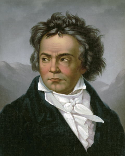 Print: Ludwig Van Beethoven, 1870 - Walmart.com