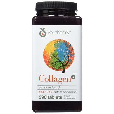 Youtheory Collagen Advanced Formula Tablets - 390 ct - Walmart.com