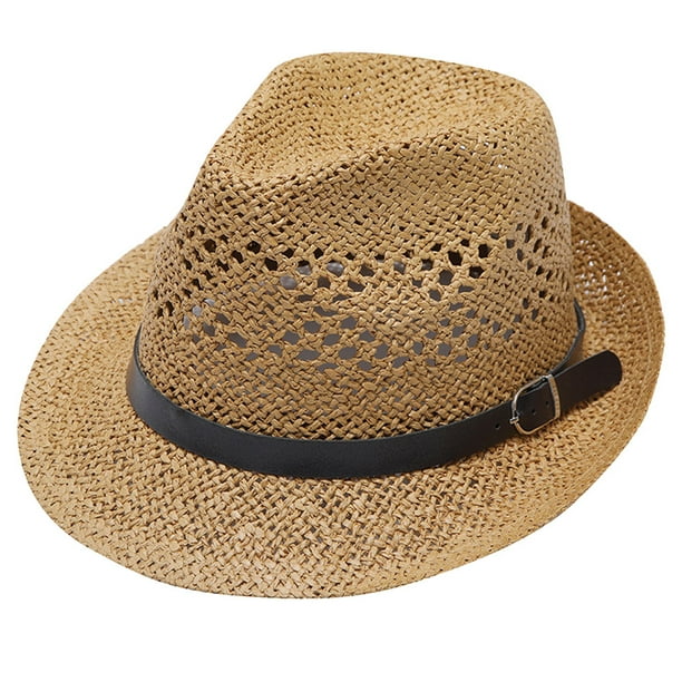 56-58cm Tour de Chapeau Hommes et Femmes Boucle de Cuir Chapeau de ...