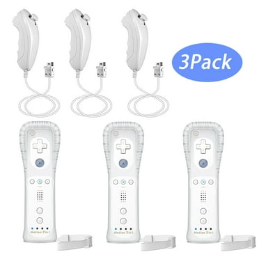 Official Nintendo Wii/Wii U Remote Plus Controller (White) and Nunchuk ...