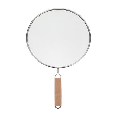 Stainless Steel Splatter Guard with Handle, Oil-Proof Cooking Pot Cover ...