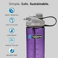 Nalgene Sustain 20 oz Tritan Multidrink Water Bottle, Red, Leakproof ...