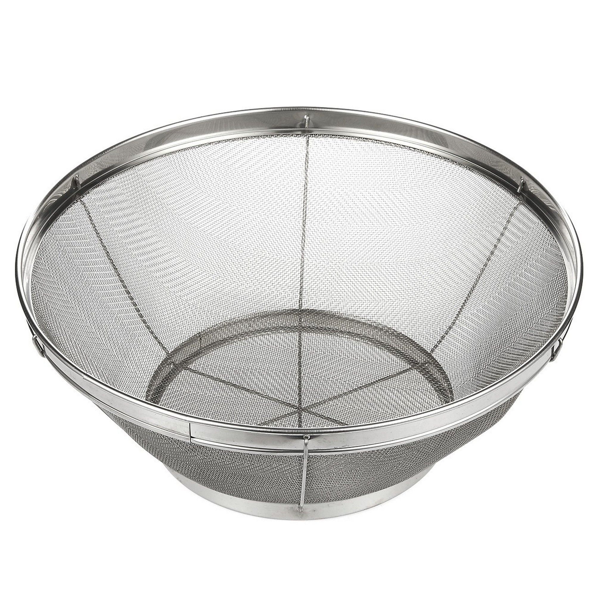 Stainless Steel Colander Mesh Colander Strainer Basket For Kitchen