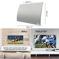 Mohu Gateway Plus Indoor Digital HDTV Antenna, Grey, Free Channel ...