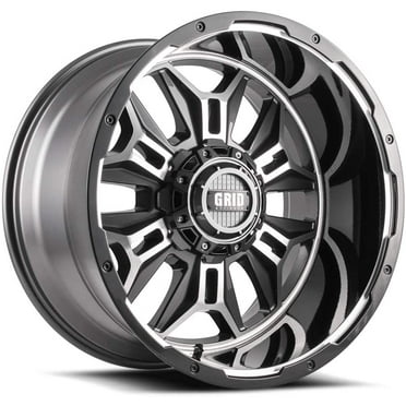 Grid Off-Road GD08 Custom Wheel for 20x10 inch Metallic Dust w/ Matte ...