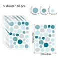 150 Pcs Irregular Dots Decal Removable Wall Stickers Vinyl Peel and ...