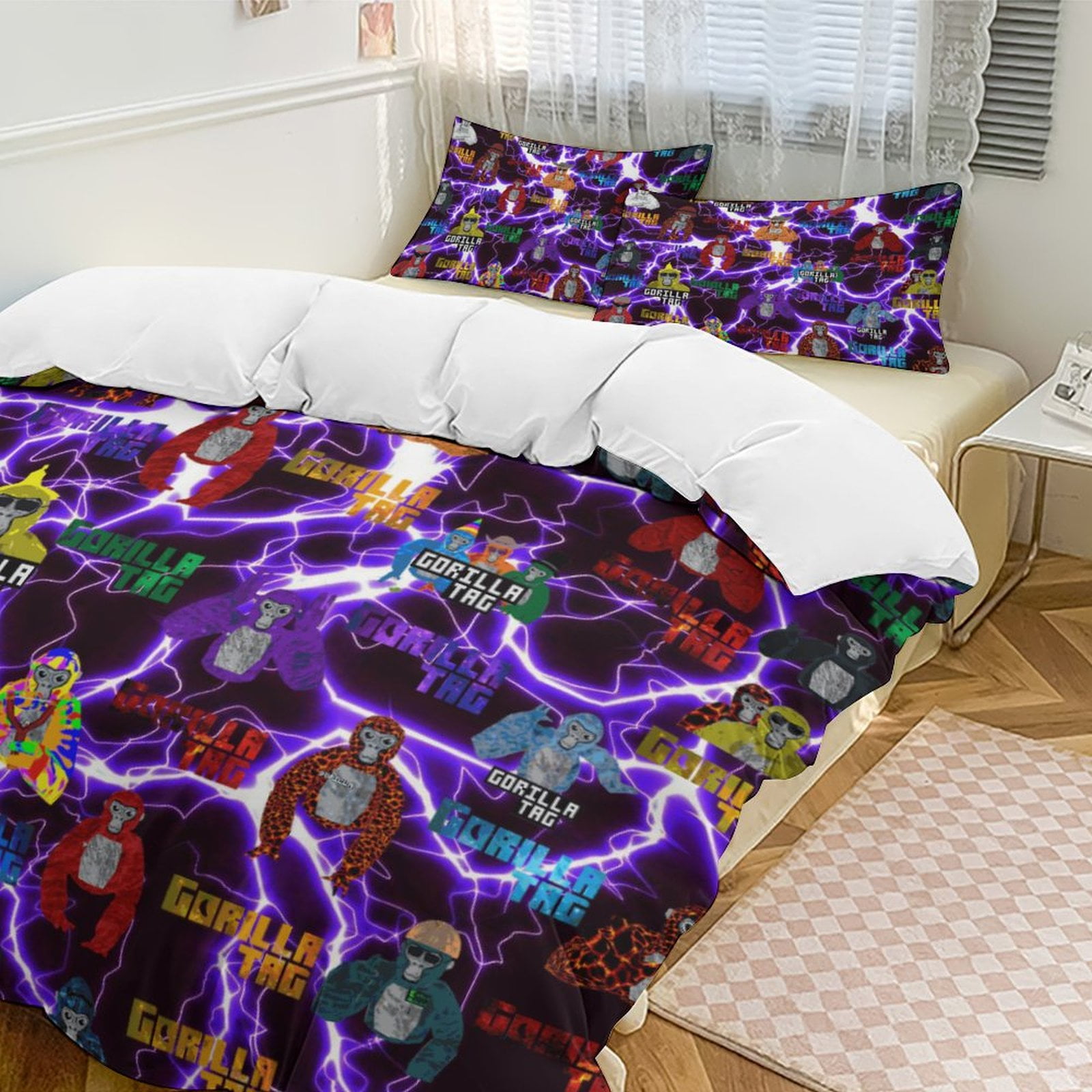 Click here for Yingd Game Gorilla Tag 3-Piece Bedding Set Soft Wa... prices