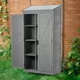 YIYADO Outdoor Storage Cabinet, Wooden High Shed, High Quality Cedar ...