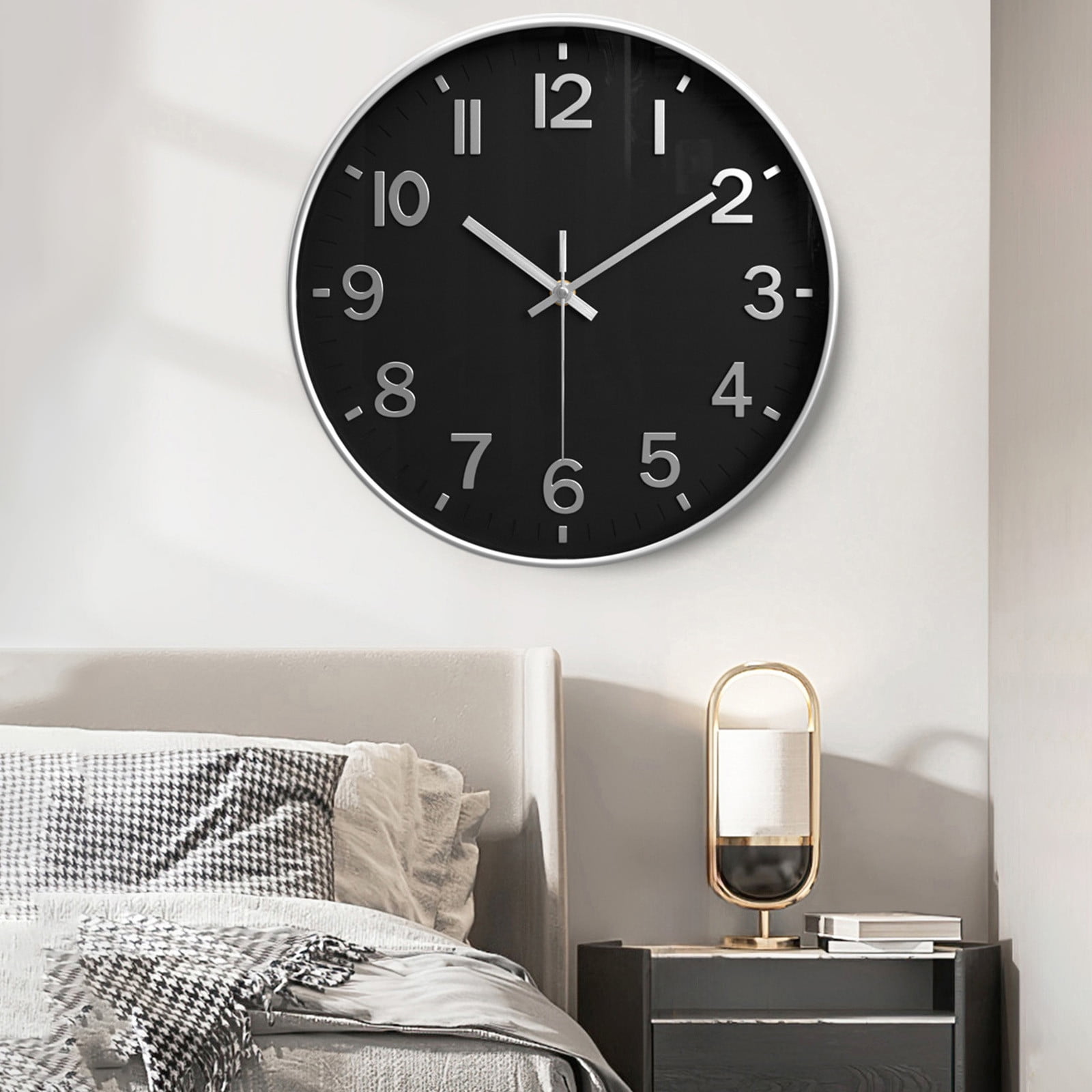 Click here for Egnmcr Wall Clock Silent Wall Clocks Battery Opera... prices