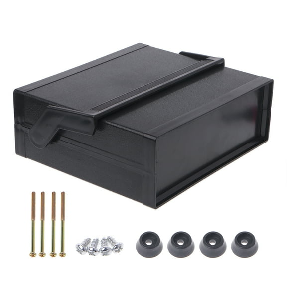 Waterproof ABS Plastic Electronic Enclosure Project Box for Case Black ...