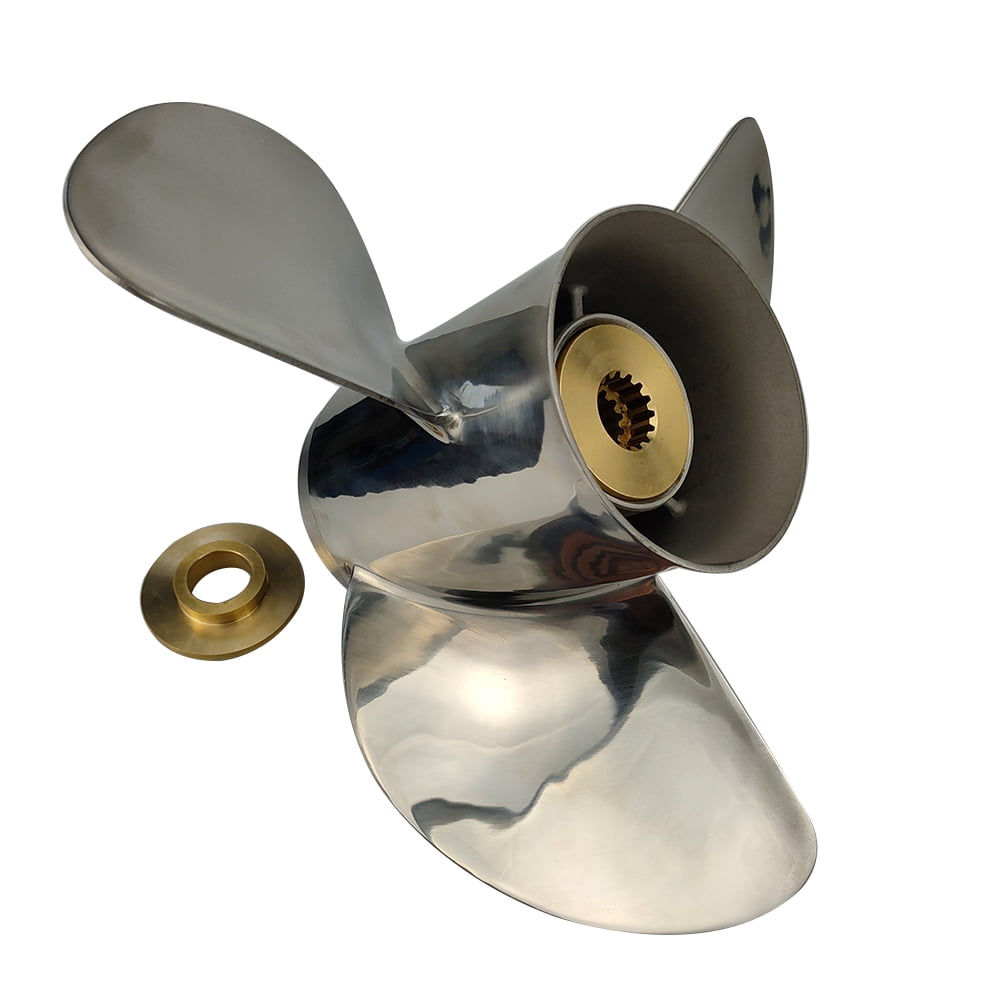 Propeller 14x17 for JOHNSON Outboard 3 Blades Stainless Steel Prop 15 ...