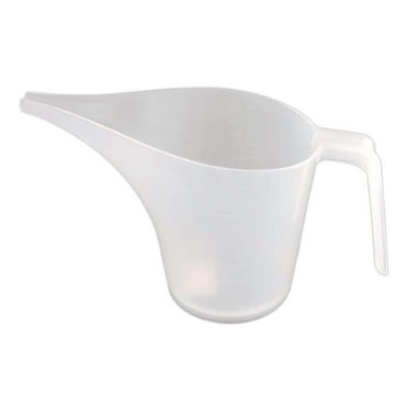SPRING PARK 1000ml Plastic Funnel Pitcher,Large Capacity Long Spout ...