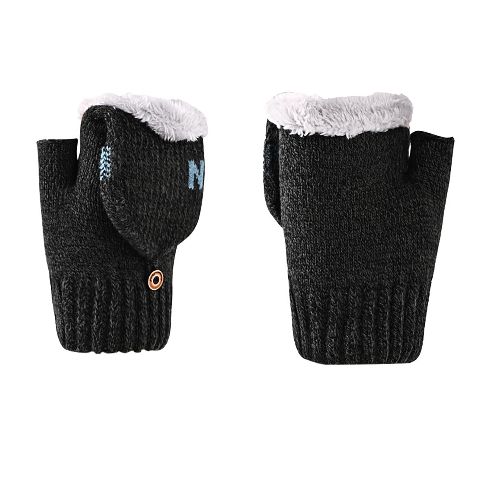 Click here for Jsaierl Winter Warm Gloves With Flip Fingerless Kn... prices