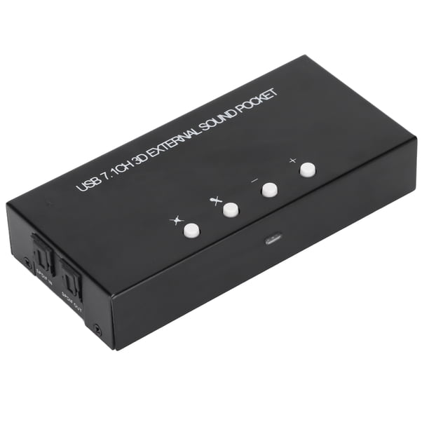 LHCER Stereo External Sound Card,7.1 Channel Sound Card Surround Sound ...
