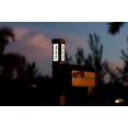 BrightLight Mailbox New Solar Powered Single Post 2 Door Mailbox with ...