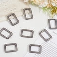 8Pcs Zinc Alloy Rectangle Buckle Ring Webbing Belts Buckles for Luggage ...