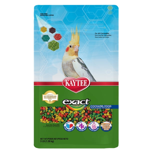 Kaytee Exact Rainbow Cockatiel 3 lb - Walmart.com - Walmart.com