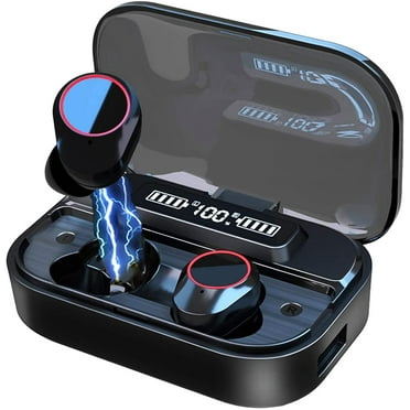 onn. Bluetooth True Wireless Earbuds with Earhook for Sport, Black ...