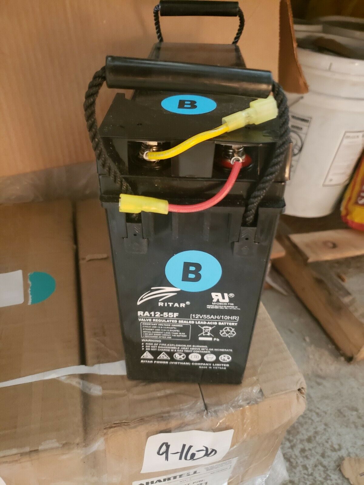 New Ritar RA12-55f 12v 55ah VRLA Rechargeable Battery 10hr - Walmart.com