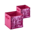 Heritage Kids Hot Pink Sequin Reversible to Gold Collapsible Storage ...
