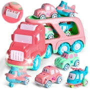 Pink Fire Truck Toy