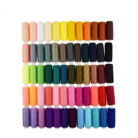 Sewing Machine Thread Kit,60 Assorted Color Polyester Sewing Thread ...