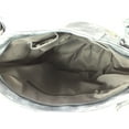 Zzfab Double Handles Laser Cut Big Hobo Bag Grey - Walmart.com