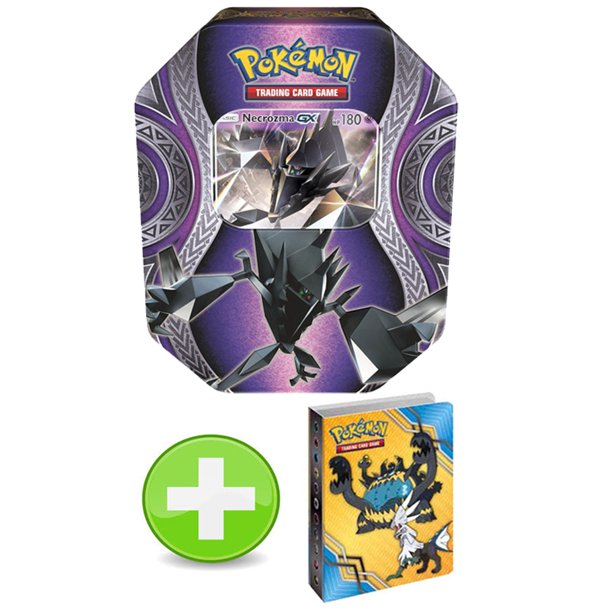 Pokemon Mysterious Power Tin Necrozma Gx With Crimson Invasion Mini Binder