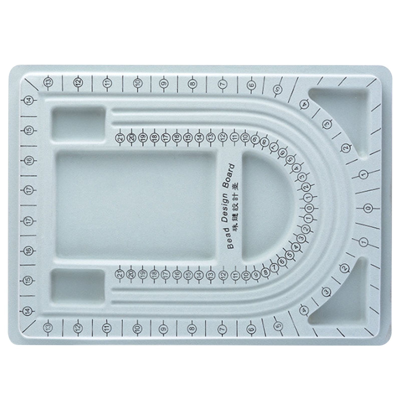 FaLX Jewelry Bead Board with Scale Groove Design - 3 U-Shaped Channels ...