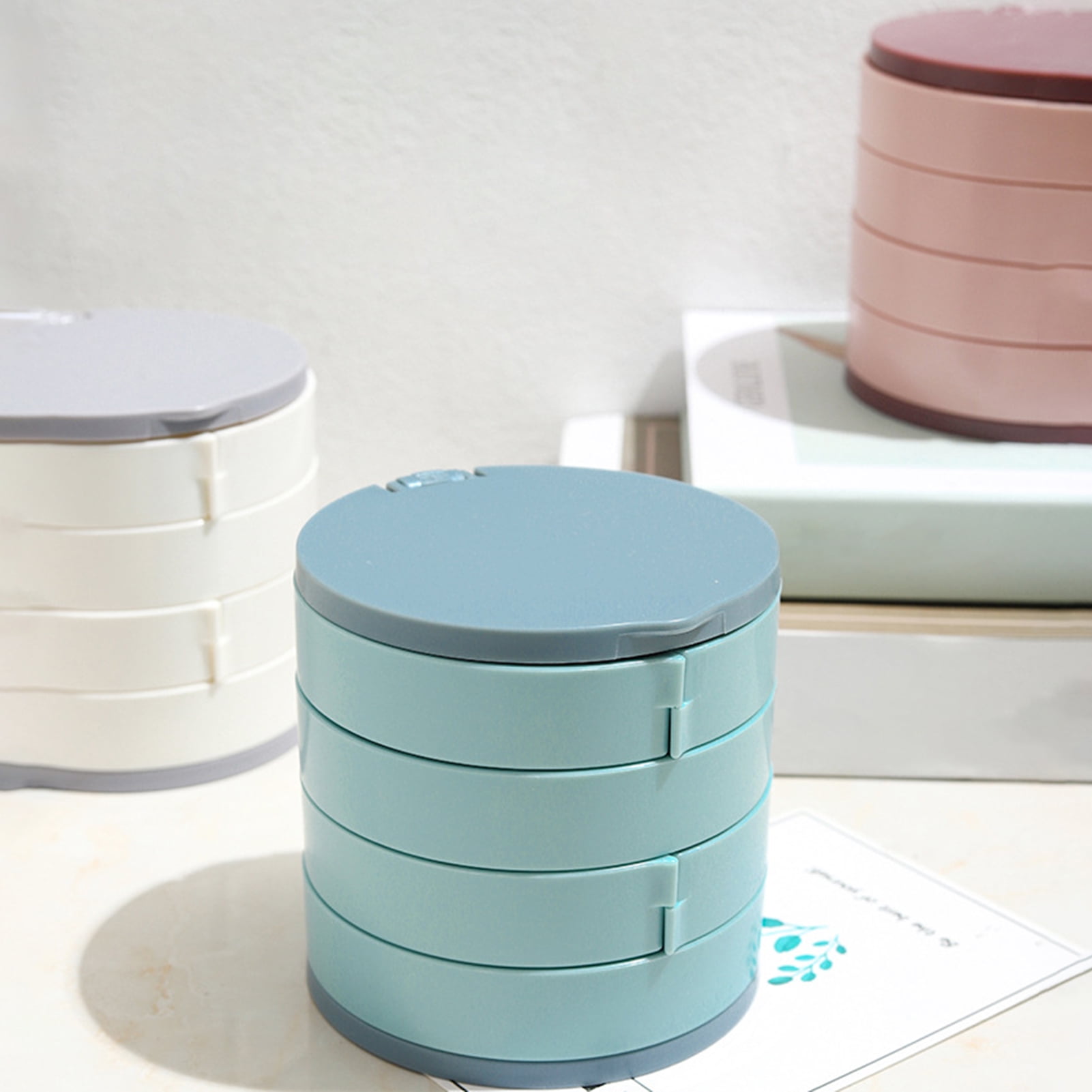 Click here for Unbranded Rotating Jewelry Boxes Convenient Gift 4... prices