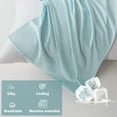 "Cooling Body Pillow Case with Zipper, Long Cover for Adult Bed, Light ...